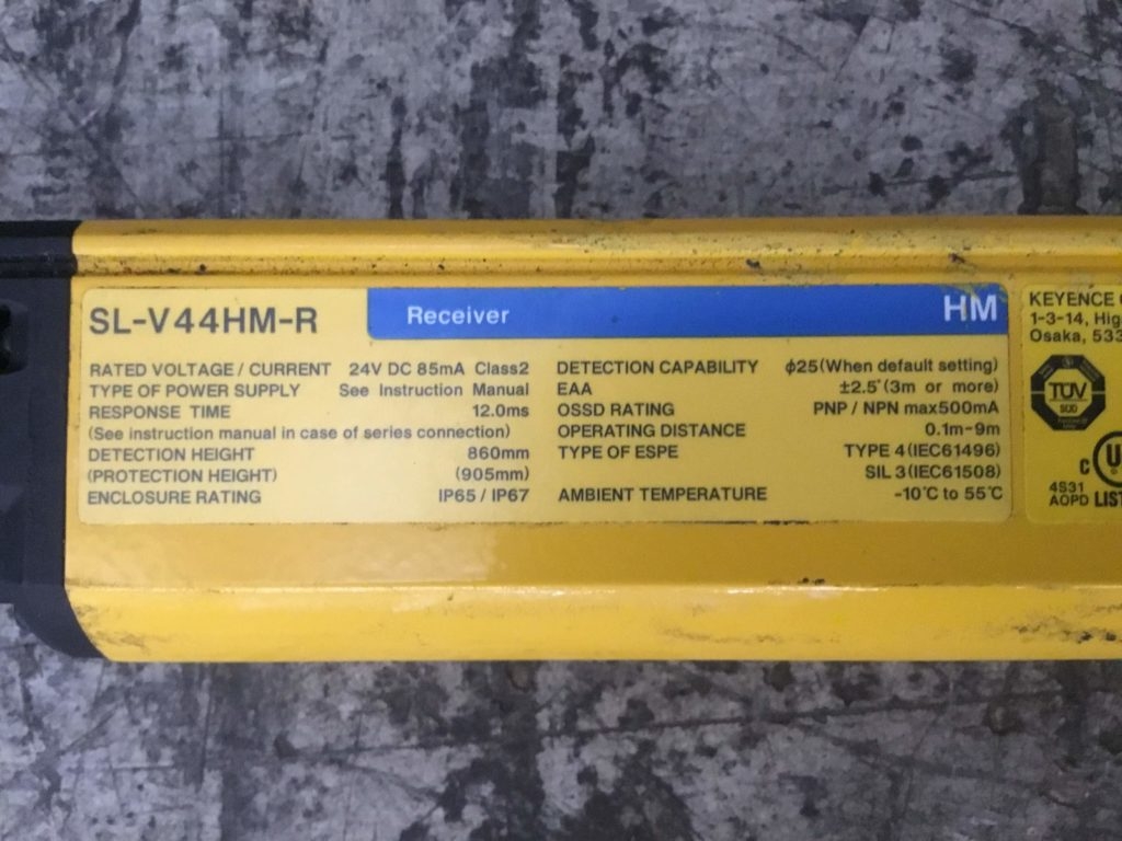 Keyence Safety Light Curtain Manual | Shelly Lighting