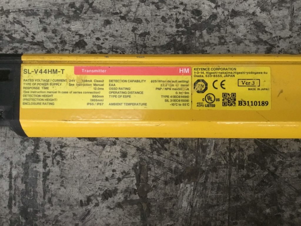 Keyence Safety Light Curtain Manual | Shelly Lighting